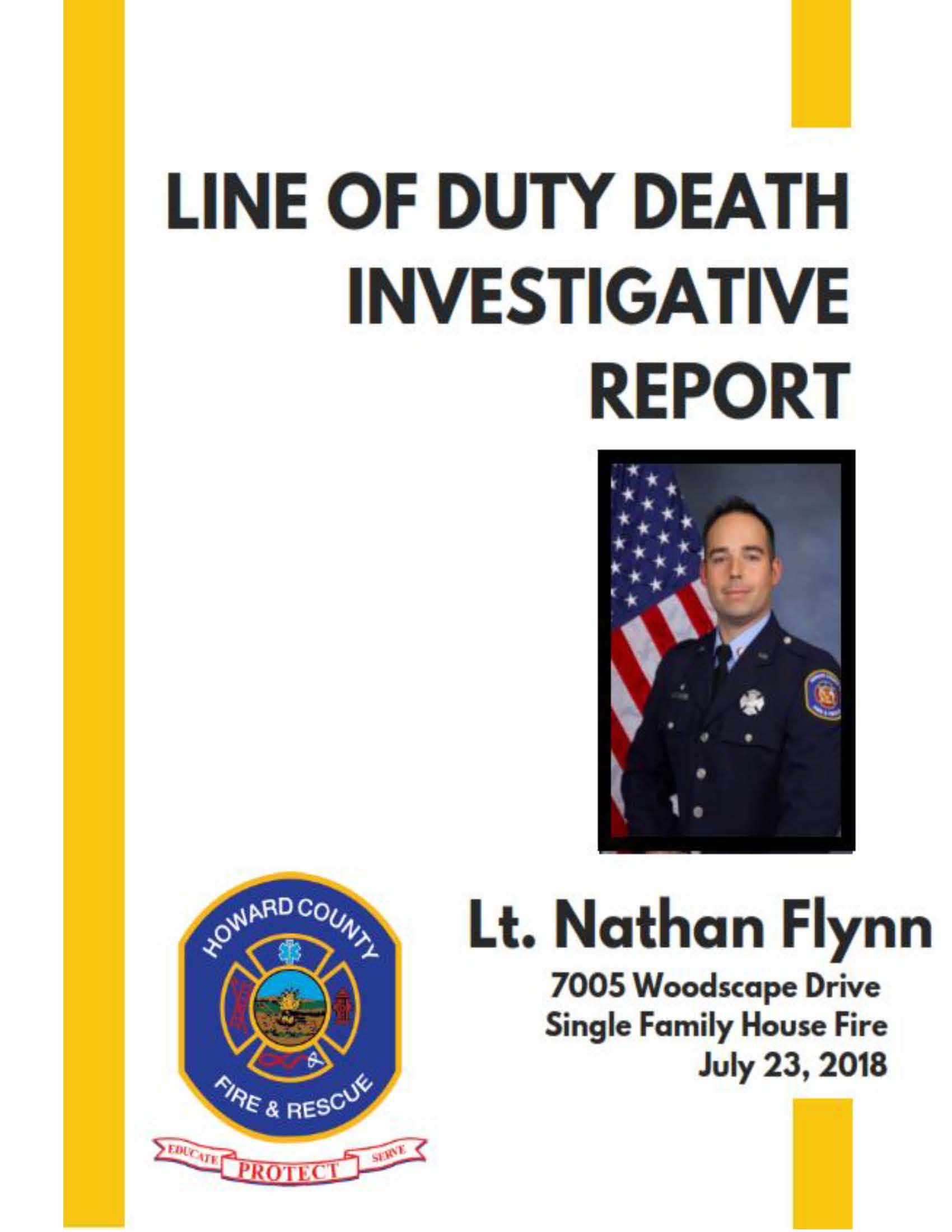 HCFR Line of Duty Death Investigative Report FF Nathan Flynn - 10 ...