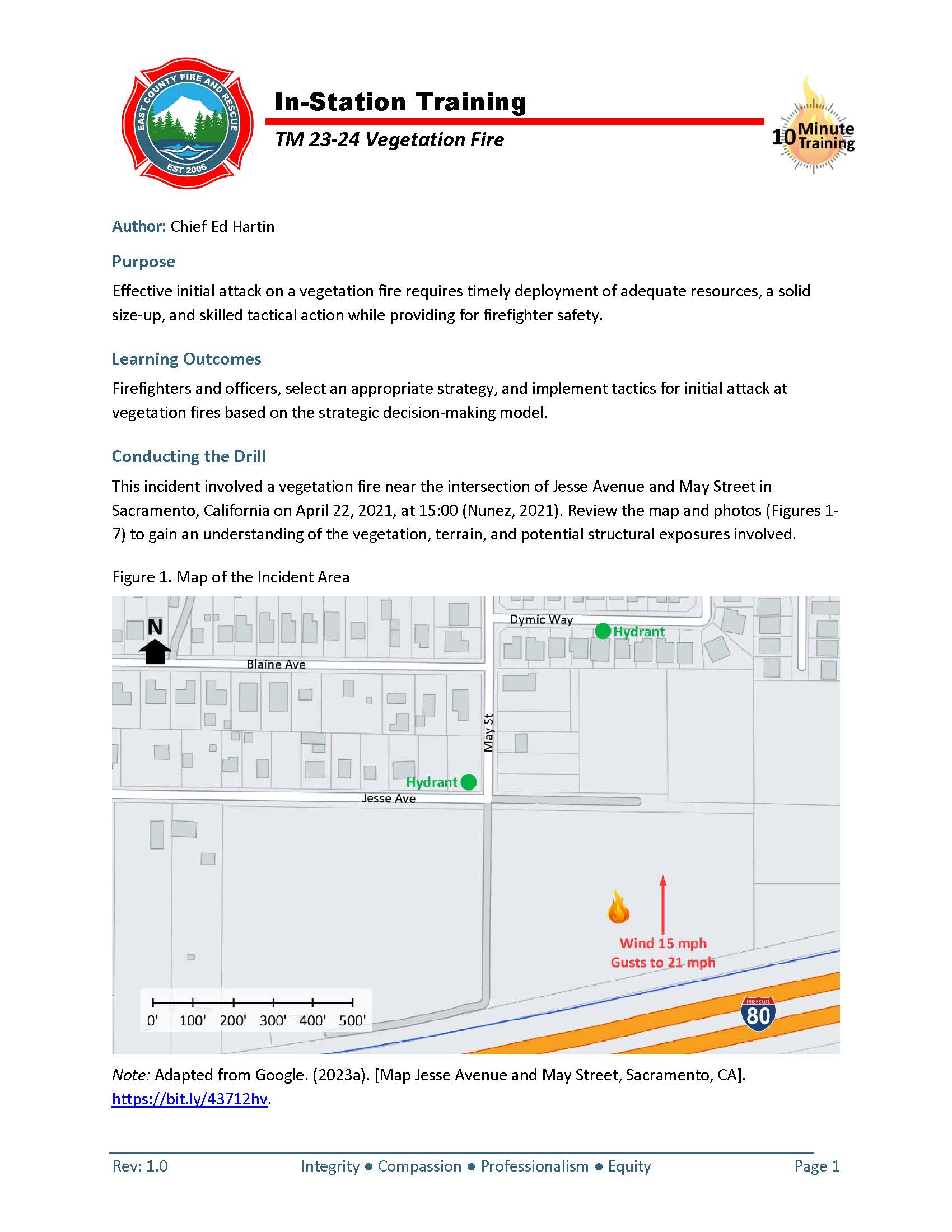 23-24 Vegetation Fire – Command Competence