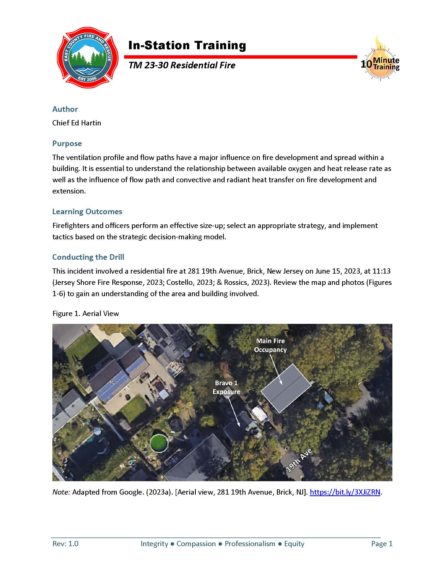 23-30 Residential Fire – Command Competence