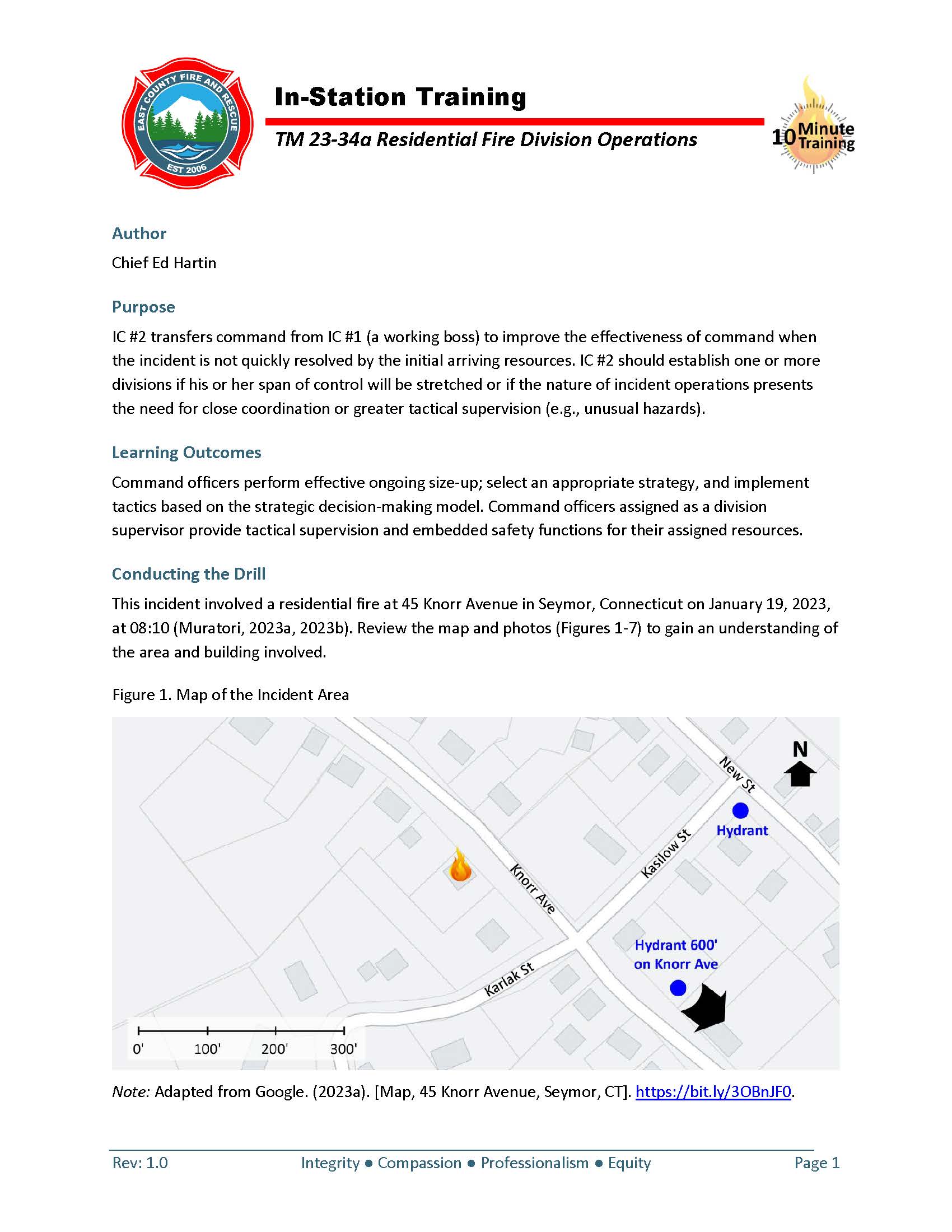 23-34a Residential Fire Division Operations - 10-Minute Training ...