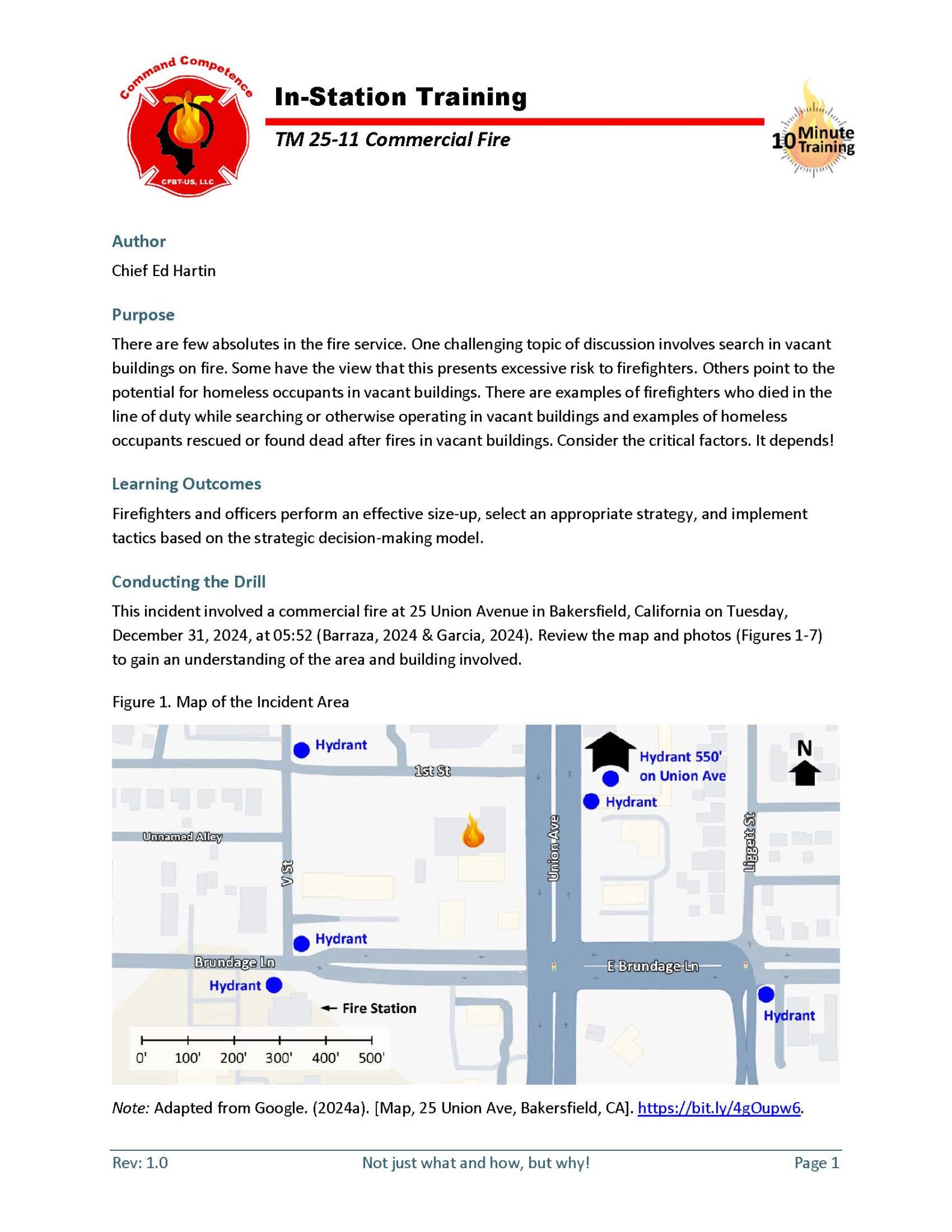 25-11 Commercial Fire – Command Competence